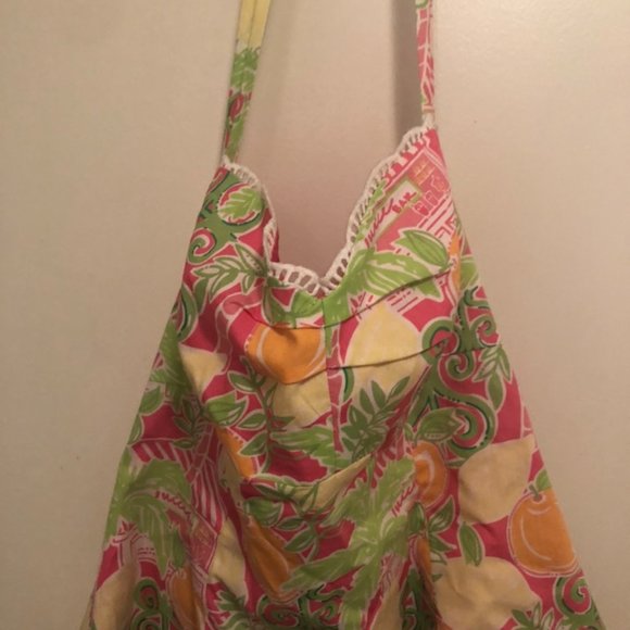 Lilly Pulitzer | Tops | Vintage Lilly Pulitzer Halter Juice Stand ...